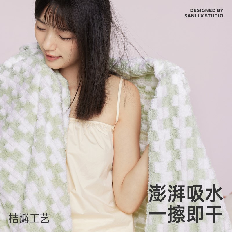 利浴巾女比全纯吸水速干大毛巾男裹巾件