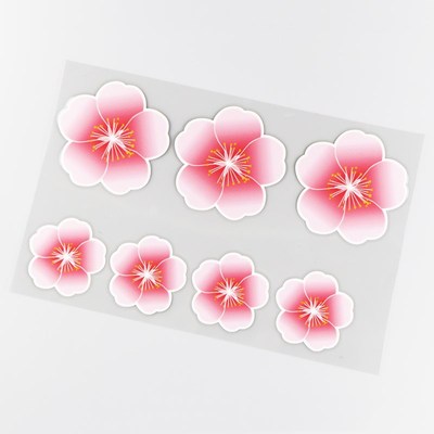 卓贴 绚丽多彩花朵车贴 汽车玻璃贴纸 划痕遮挡车身贴花 PH14058