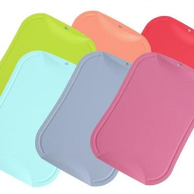 doble韩国薄菜板TPU软菜板厨房家用无痕移动菜板薄彩色菜板1P