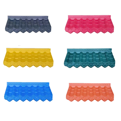 仿古合成树脂一体瓦加厚门头塑料屋檐瓦屋顶围墙琉璃红瓦装饰瓦片