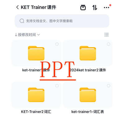 2026剑桥英语KET Trainer 1&2 PPT课件