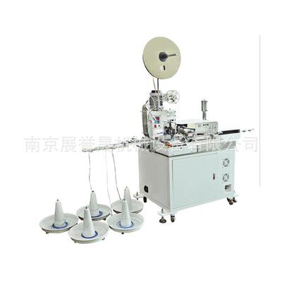 裁线沾锡机 NNR全自动双头沾锡机打打端沾 锡机全自动沾锡端 机