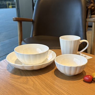 卓德铭骨瓷纯白餐具300ml