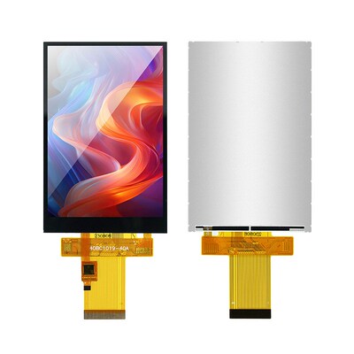 定制4寸TFT液晶屏LCD彩色显示屏ILI9488IPS串并口40Pin插接ST7796