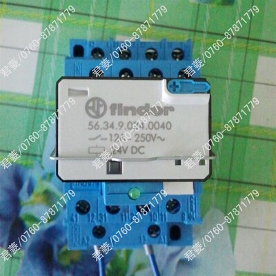 全新原装Finder芬德继电器套装 56.34.9.024.0040+底座96.74.sma