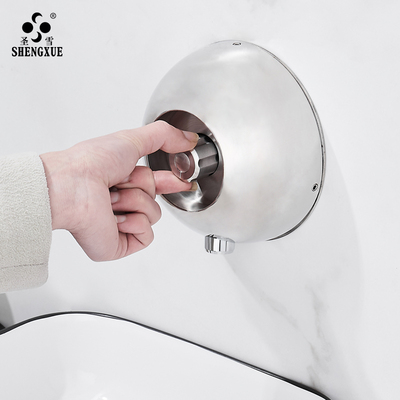 监狱看守所谈话室洗手器不锈钢暗装隐藏式墙出水面盆水龙头羁押室