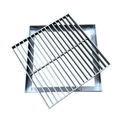 The maintenance platform is plugged into the steel grating