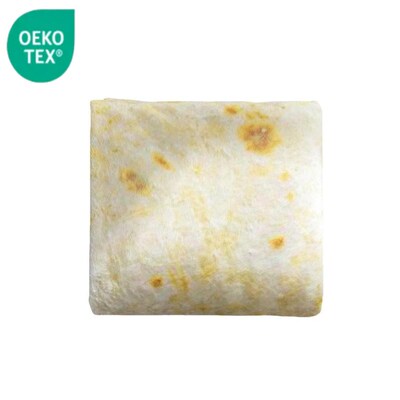 现货Tortilla Blanket 墨西哥卷饼毯子玉米烧烤毯burrito blanket