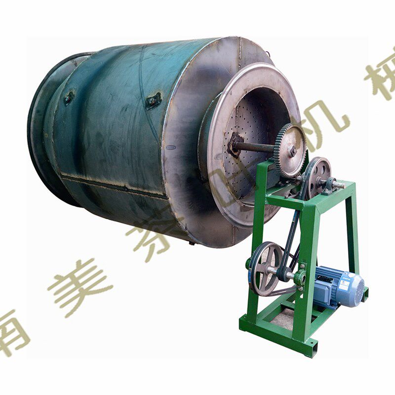 红茶绿茶普洱柴火式滚筒炒茶机杀青机南美茶叶机械-Y此款需做炉灶