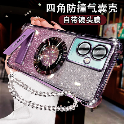 适用OPPOA2手机壳折叠磁吸支架