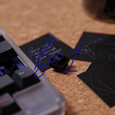 键极客Keygeek × Brian Workshop B1轴 脆响机械键盘线性轴A