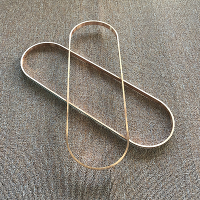 圆弧收边条 天吊顶弧形包边 背景墙圆形钛金型线条定制