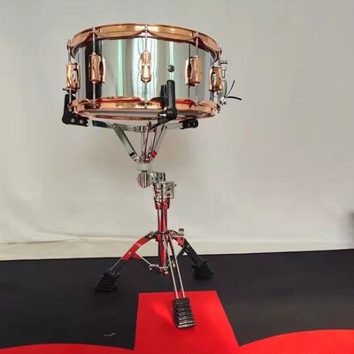 真钢腔 美产n鼓皮 锌合金鼓耳 玫瑰金压圈 台产沙袋簧