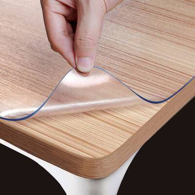 老爸抽检合格 tpu餐桌面垫透明软玻璃水晶板桌布防水防油免洗防烫