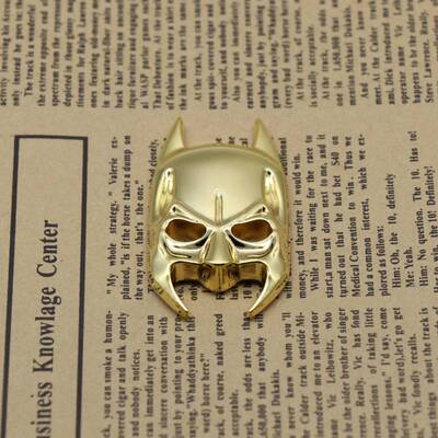 汽车3D外饰车贴 金属个性面具标 改装机盖贴车身贴 蝙蝠侠贴标