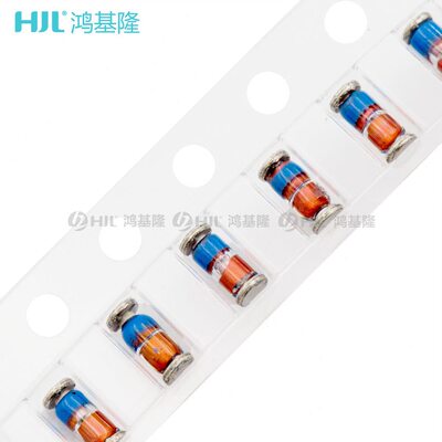 甄选ST先科贴片稳压二极管ZMM4V3 LL-34稳压管1/2W 0.5W 4.3V红色