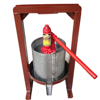 小型榨油机液压千斤顶手动压榨蔬菜挤水机猪油渣压油机脂渣压饼机