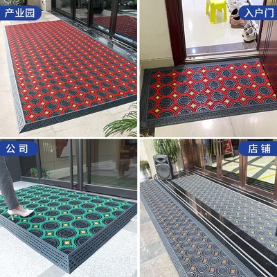 商用大门口迎宾地垫室外除尘地毯入户门垫子门店户外台阶防滑脚垫