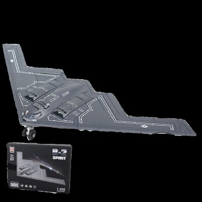 隐装积木F22苏57歼20隐身战斗飞机B2拼形轰炸儿机U童玩具军事模型