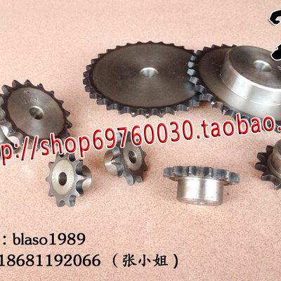 08B工业链轮 4分34齿 08B单排链轮 08B34T 齿台轮 节距12.70mm