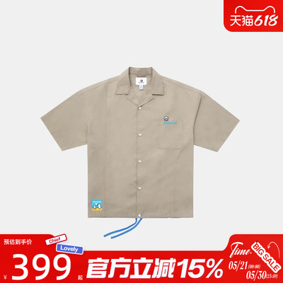滔搏converse匡威男子运动休闲短袖衬衫MCK179-J3W