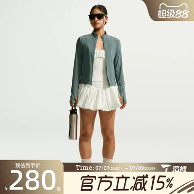 滔搏NIKE耐克女子ONE DF BBLE SKRT 2N1运动休闲半身裙IU1418-133