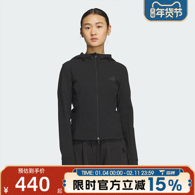 滔搏adidas阿迪达斯女子WS SOFT SHELL J运动健身夹克外套KF2671