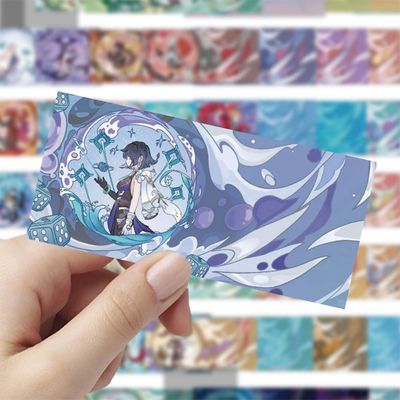 180张原神海岛风壁纸贴纸二次元游戏DIY装饰桌面笔记本手账贴画