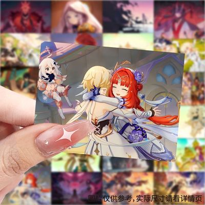 189张原神角色贴纸卡通二次元游戏周边桌面手机手账装饰贴画防水