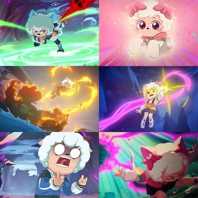 喜羊羊与灰太狼异国破晓贴纸