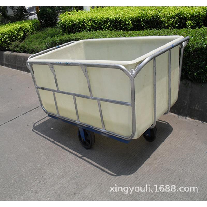 玻璃钢内胆推布车染整推布车周转车印染织染承布车洗衣布草车