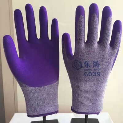 东涛6039弹力王耐磨防滑耐油舒适透气优质防护手套包邮劳保手套