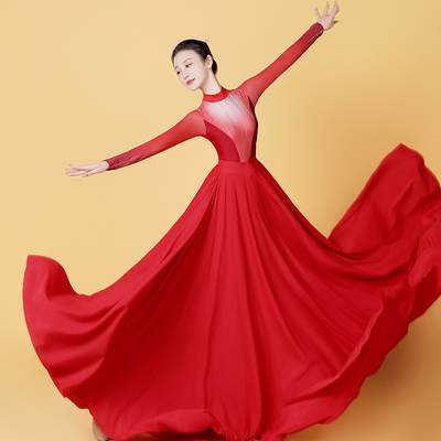 现代舞开场演出服大摆裙20