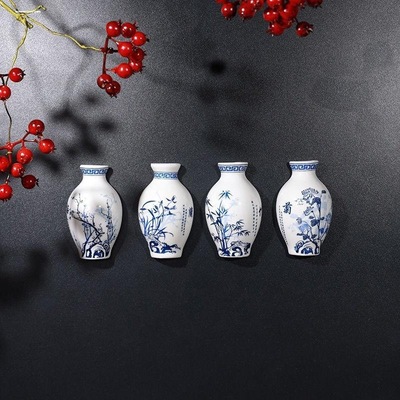 中国风陶瓷瓷冰箱贴纪念品饰品古