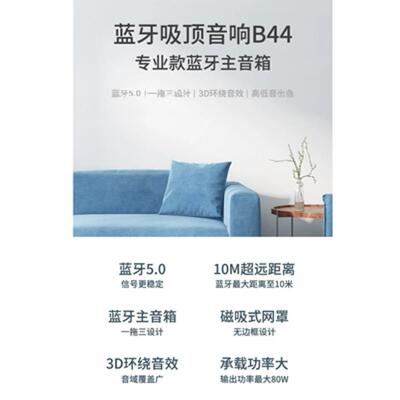HOPE/向往B55N定阻同轴无线蓝牙吸顶音响B55停产B44和B30有货！