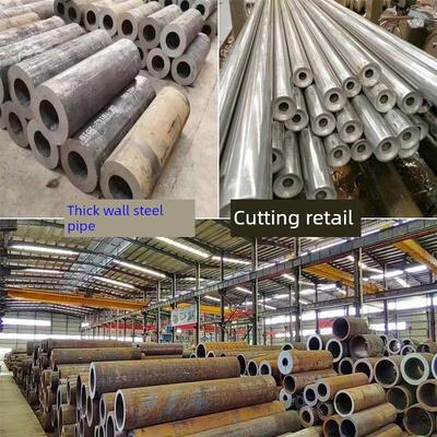 无缝钢管Q345B大小口径厚壁管42crmo空心圆管无缝精密管切割零售