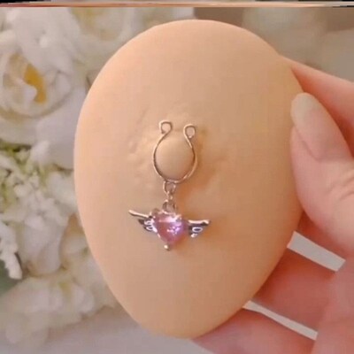 乳环无穿孔乳环免打孔女乳钉免穿孔胸饰乳夹好看可爱胸钉女胸夹