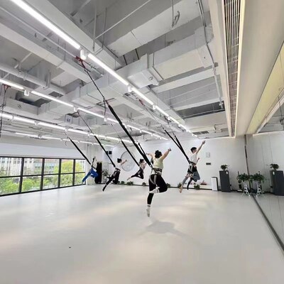 空中瑜伽室内蹦极活力带家用悬挂式健身设备泰式bungee教培弹力绳