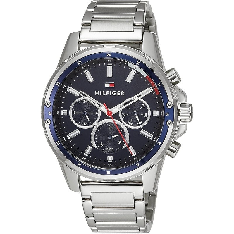 日版Tommy Hilfiger/汤米希尔费格男士Mason多功能石英手表45mm
