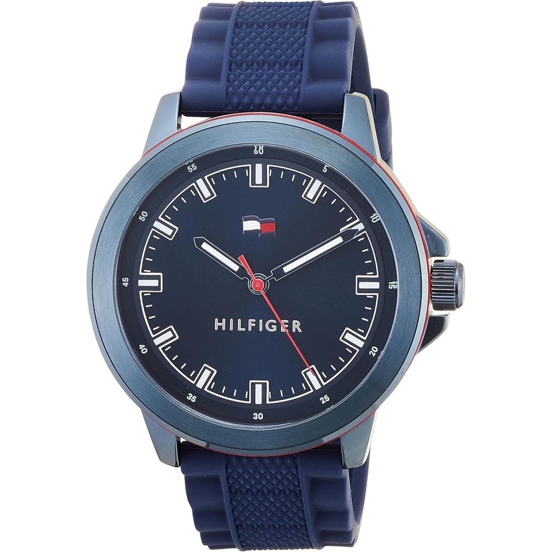 日版Tommy Hilfiger/汤米希尔费格男士休闲Weston石英手表44mm