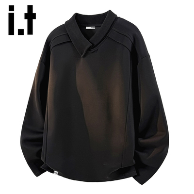 itizzue高级感解构拼接长袖卫衣