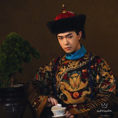 影视古装清朝男士大臣帽子官帽暖帽凉帽小兵大臣王爷顶戴花翎官帽