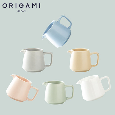 日本原装ORIGAMI分享壶 美浓烧陶瓷手冲咖啡折纸日式Aroma/Pinot