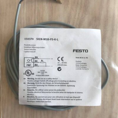 德国FESTO 接近开关 SIEN-M5B-PS-K-L 150370 150369 150368 现货