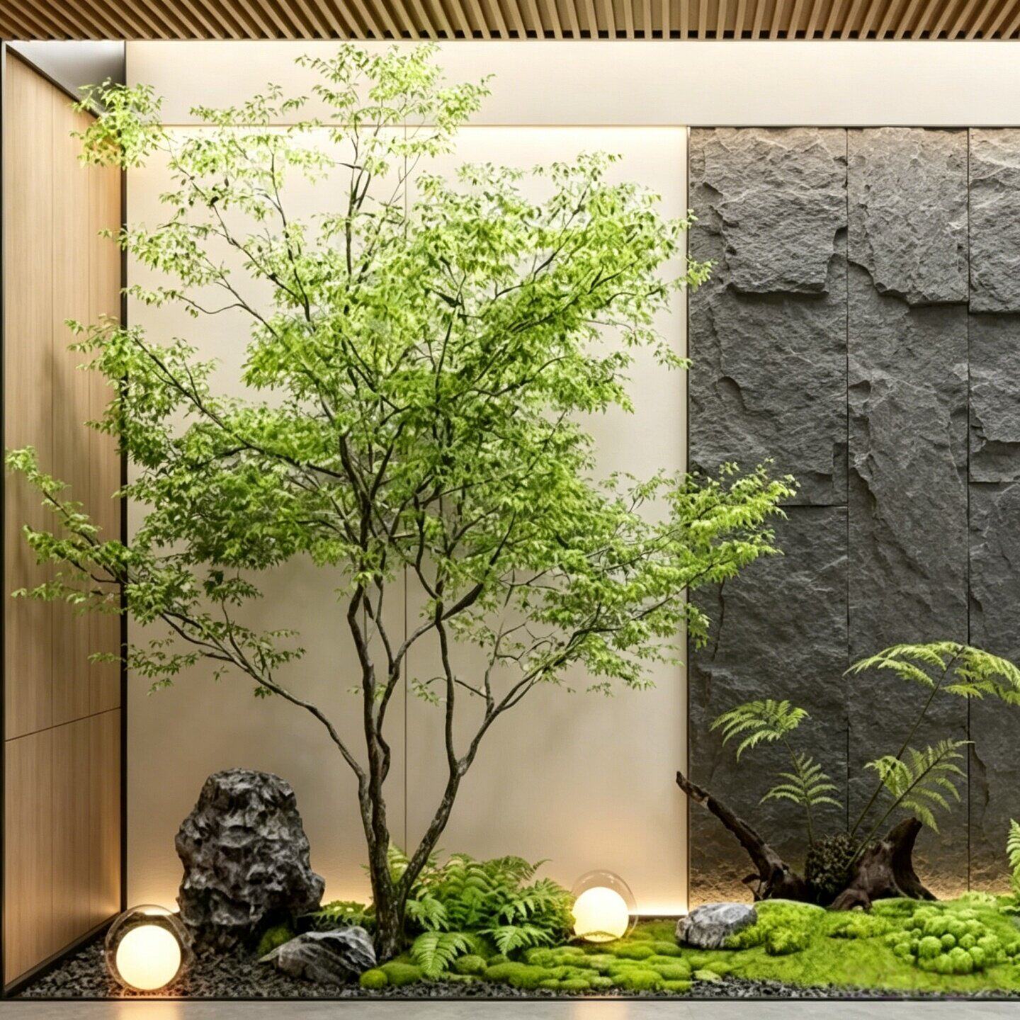 彷真吊钟树大型彷生假绿植室内外马醉木摆件橱窗装饰景观造景套餐