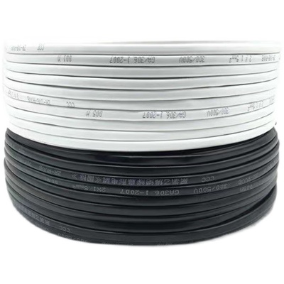 珠江纯铜芯护套线二芯2家用软线电缆1.5平方2.5芯双线电线0.5电源