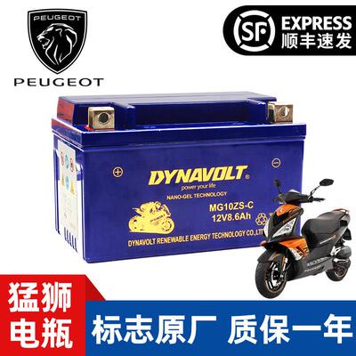 Peugeot标致SPEEDFIGHT标志SF3 SF4姜戈150 125蛟龙400机车电瓶