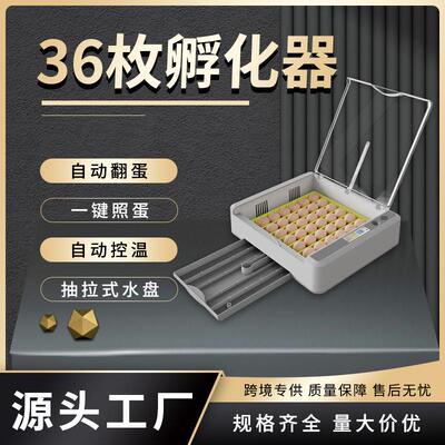 新品36枚incubator小鸡孵蛋器全自动孵化设备孵化机芦丁鸡孵化器