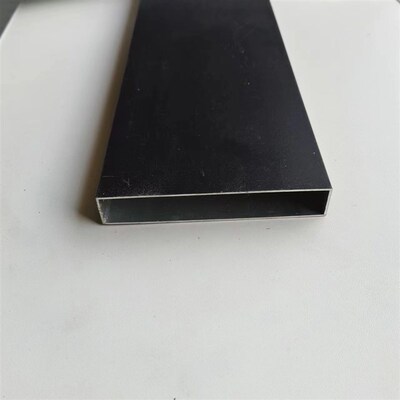 铝合金空心方管20*100.20*120黑色白色铝合金扁管铝方通铝型材