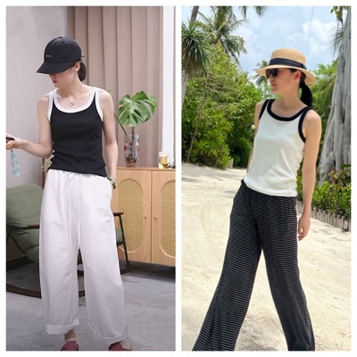 INFINITE COASTLINE/无垠海岸春晓12478撞色背心（不加绒）